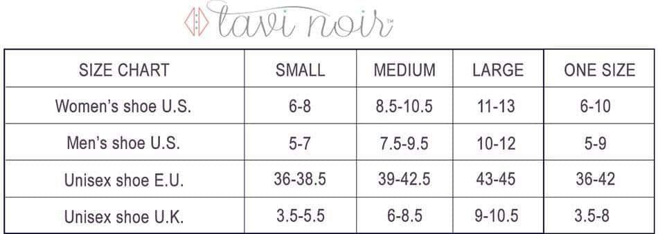 Sizing - Women's and Men's sizing measurements